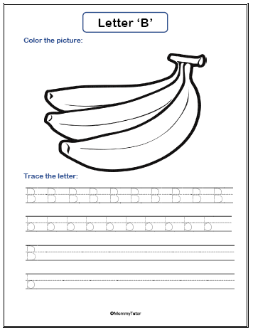 Alphabets Coloring & Tracing - MommyTutors