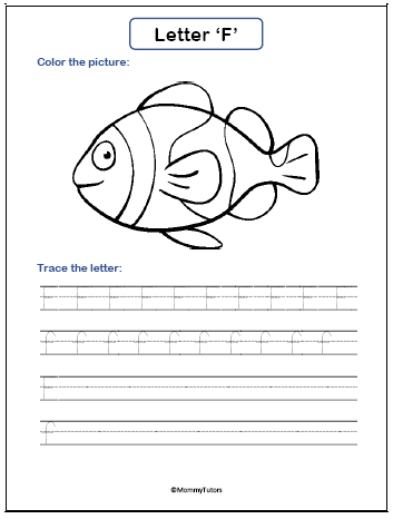 Alphabets Coloring & Tracing - MommyTutors