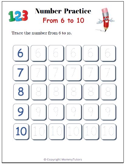 Preschool - Numbers - MommyTutors