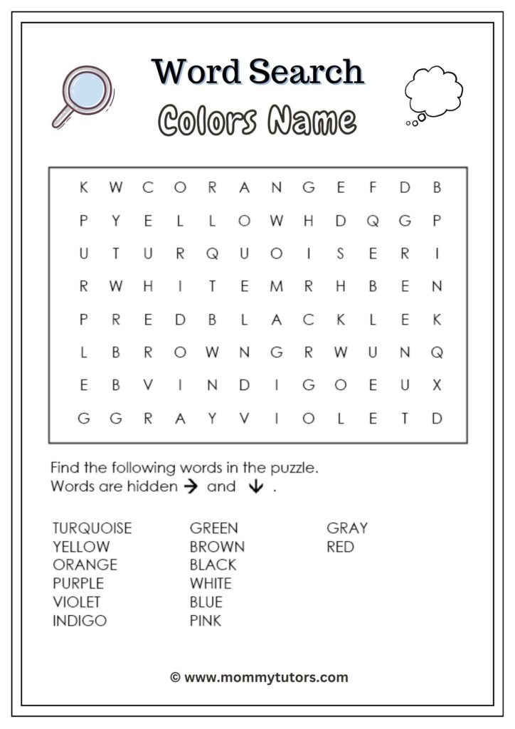 Activity and Puzzles - MommyTutors